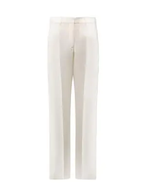 Dior Tuxedo Wool And Silk Trousers - Multicolor