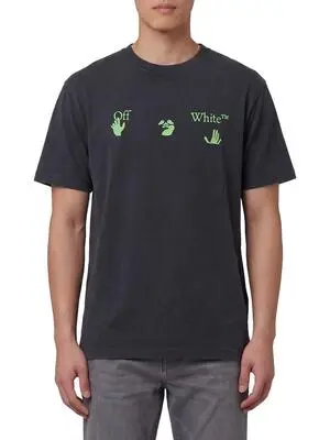 Off-White Bacco Arrow Skate Cotton T-shirt - Multicolor