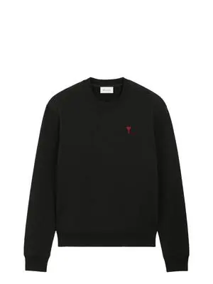 AMI Paris De Coeur Cotton Fleece Sweatshirt - Multicolor