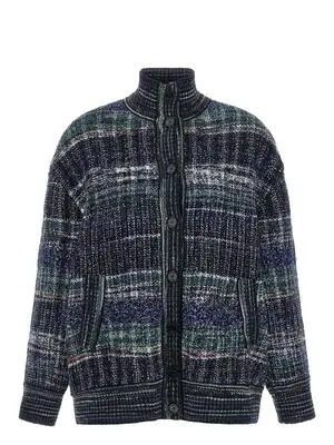 Missoni Check Wool Cardigan - Blue