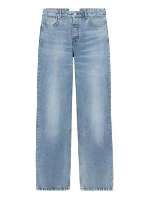 AMI Paris Large Fit Denim Jeans - Multicolor