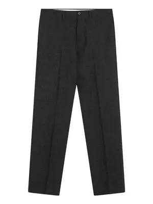 Prada Virgin Wool Trousers - Gray