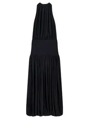 TOTEME TOTEME Soft Gathered Viscose Dress Black