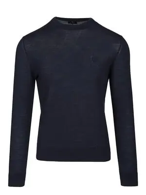 Etro Wool And Silk Sweater - Blue