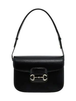Gucci Horsebit 1955 Leather Bag - Black