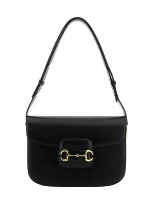 Gucci Horsebit 1955 Leather Bag - Black
