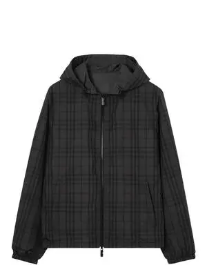 Burberry Check Blouson Jacket - Multicolor