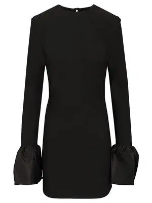 ROTATE BY BIRGER CHRISTENSEN Frill Mini Dress - Black