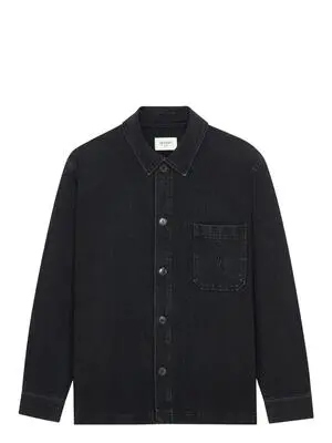 Saint Laurent Denim Cotton Overshirt - Multicolor