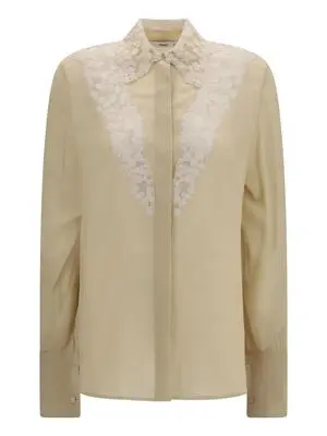 Fendi Georgette Silk Shirt - Multicolor