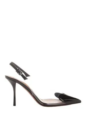 Alaïa Patent Leather Slingback Pumps - Black