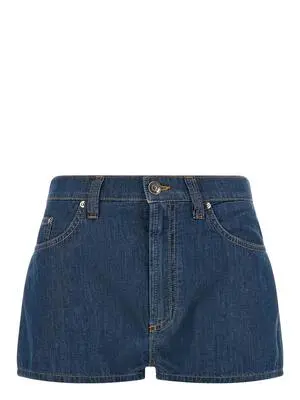 VERSACE Chambray Denim Shorts