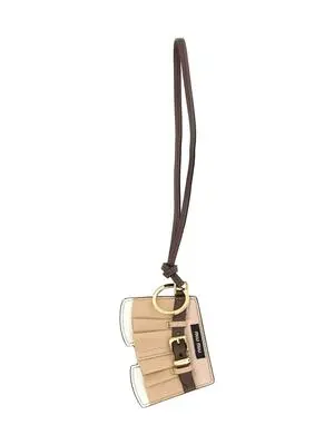 Miu Miu Leather Keyring - Multicolor