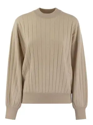 Brunello Cucinelli Cashmere Sweater - Cream