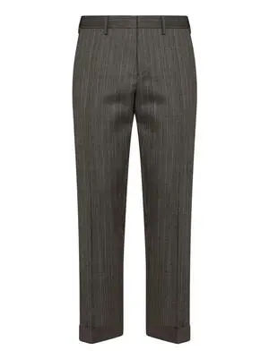 Dries Van Noten Wool Philip Tailored Trousers - Multicolor