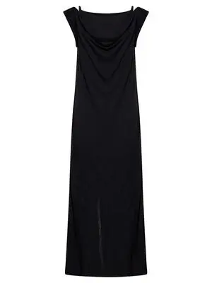 Bottega Veneta Viscose Crêpe Jersey Long Dress - Multicolor
