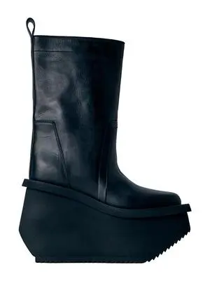 Rick Owens RICK OWENS Factory Leather Boots Black