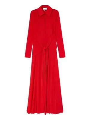 GANNI GANNI Day Dress Red