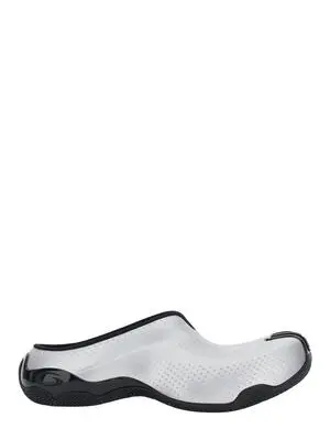 Balenciaga Mules In Tech Fabric With Oversized Design - Gray