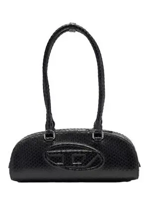 DIESEL® Leather Shoulder Bag - Black