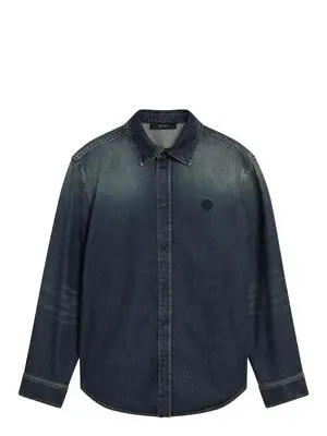 Gucci Denim Shirt With Washed Effect - Blue