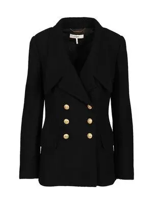 Chloé Double-breasted Tailored Jacket - Black