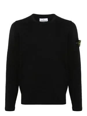 Stone Island Crew-neck Jumper - Black