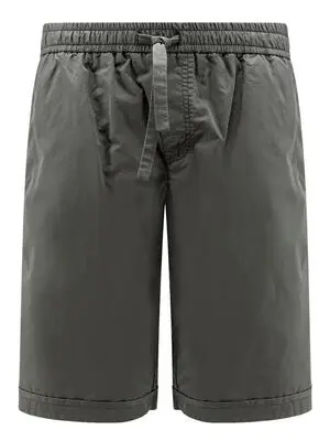 Dolce & Gabbana Cotton Shorts With Logo Detail - Multicolor