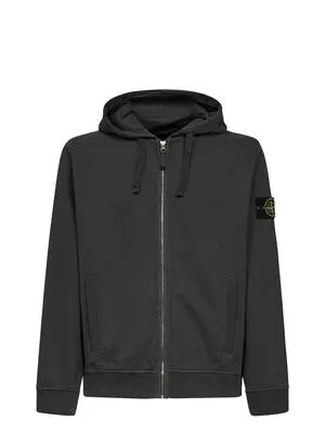 Stone Island Organic Cotton Zip-up Hoodie - Multicolor