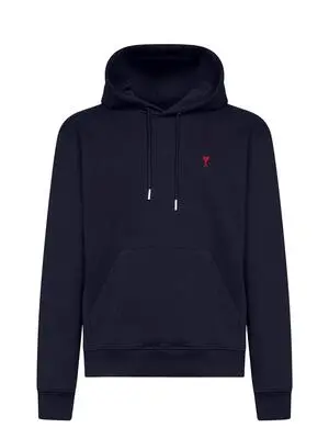 AMI Paris Cotton De Cœur Hoodie - Multicolor