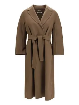 Max Mara Esturia Virgin Wool Coat - Brown