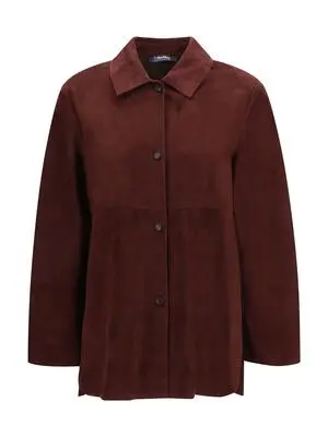 Max Mara S MAX MARA Gocce Suede Jacket Multicolor
