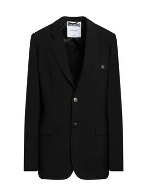 Moschino Single-breasted Jacket - Black