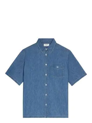 Celine Cotton Shirt With Triomphe Detail - Multicolor
