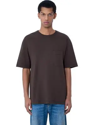 LEMAIRE Lemaire Men Boxy Ss T-Shirt Brown