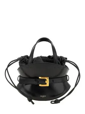 Balmain Shuffle Mini Handbag - Black