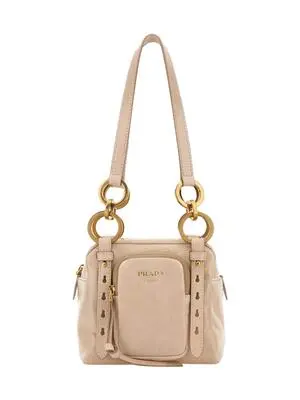 Prada Powder Mini Dangle Handbag - Pink