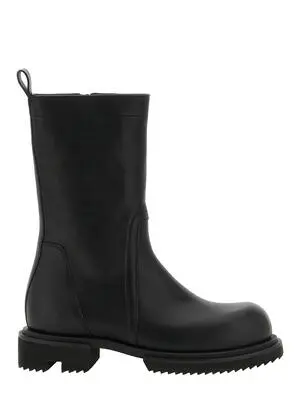 Rick Owens Creeper Gabe Ankle Boots - Black