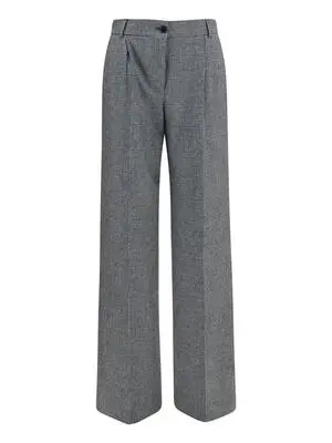 Dolce & Gabbana Prince Of Wales Tailored Pants - Gray