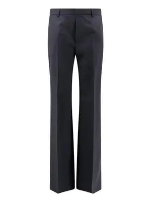 Celine Wool And Mohair Tailored Trousers - Black