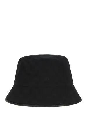 Gucci Gg Cotton Canvas Bucket Hat - Black