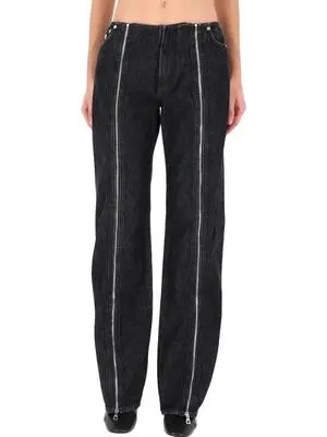 JEAN PAUL GAULTIER Double Zipper Jeans - Black