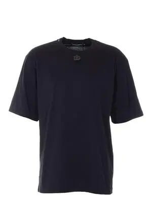 Dolce & Gabbana Dg Patch Logo T-shirt - Black