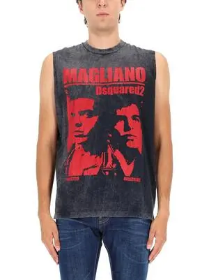 Dsquared2 X Magliano T-shirt - Gray