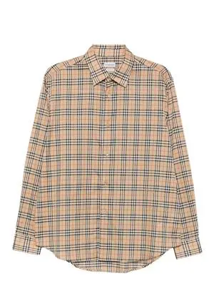 Burberry Check Cotton Shirt - Multicolor