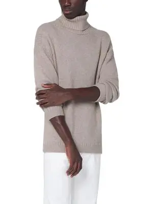 Loro Piana Cashmere Turtleneck Sweater - Gray