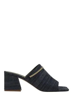 MARIA LUCA Denim Sandals - Blue