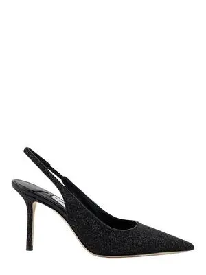 JIMMY CHOO Glitter Pumps - Black