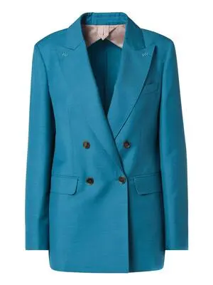 Max Mara Wool-blend Jacket - Blue