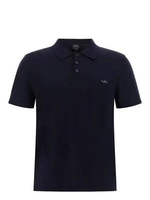 A.p.c. Gide' Polo Shirt - Blue